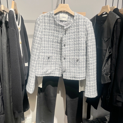 indicia6A401WT047C专柜正品标记女装春小香风气质外套吊牌价1289