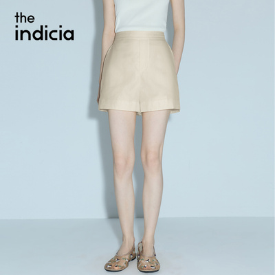 the indiciaL2B6DK160专柜正品标记女装通勤休闲短裤吊牌价469