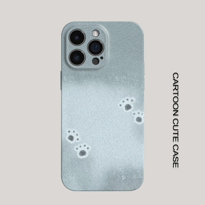 卡通猫咪爪印苹果iPhone17手机壳菲林硬壳全包保护套适用于华为mate80promax苹果16/15/15/13pro女生磨砂软壳