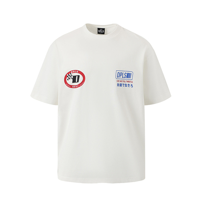 DPLS摩托印花短袖T恤