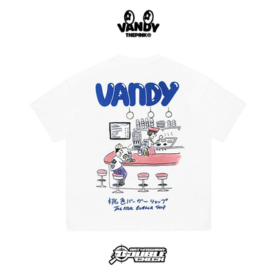 【VANDYTHEPINK】Magazine Tee便利店杂志印花短袖T恤 男女同款