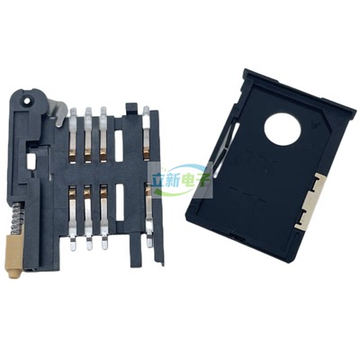 MOLEX/莫仕 SD-91228-001 SIM卡座 6+2P抽屉式 GPS自弹式原装现货