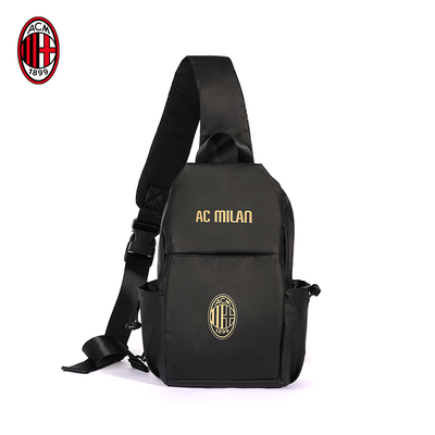 AC米兰官方单肩斜挎包出行通勤包米兰球迷周边AC米兰单肩包队徽包