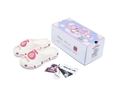Disney × OLD ORDER OCLOUD 004 Lotso 联名拖鞋白粉男女同款