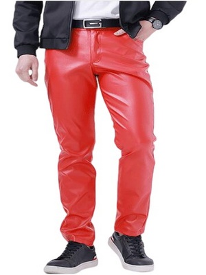 春夏薄款弹力修身时尚男裤