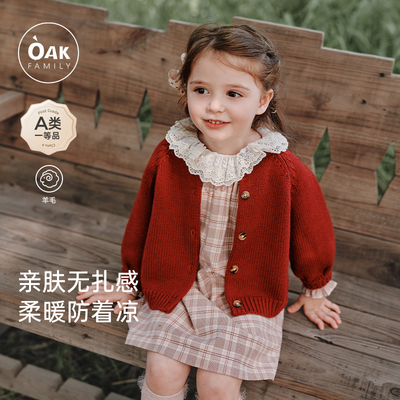 羊毛针织衫上衣oakfamily