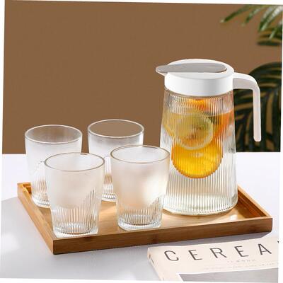 Household high-grade glass cup tea cup water cup kettle set