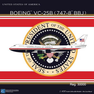 NG78040美国空军1:400波音VC-25B飞机模型30000空军一号新涂装