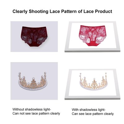 Mini LED Photography Shadowless Light Lamp Panel Pad, Acryli