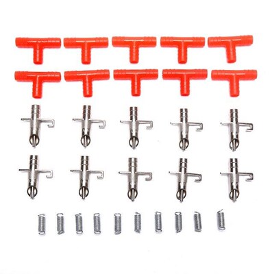 10 Sets Pet Supplies Automatic Rabbit Nipple Water Feeder Dr