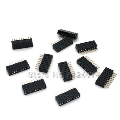 20pcs/lot Single row 9pin female pin spacing 1.27mm row pin