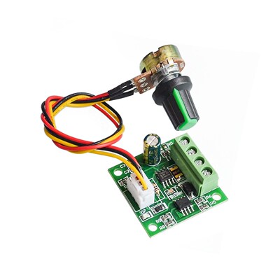 1.8V 3/5/6/12 V 2A PWM DC Motor Speed Control /w Potentiomet