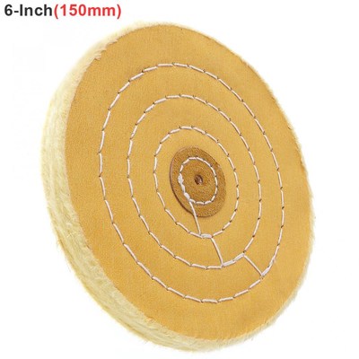 6 Inch T-shaped Cotton Cloth Polishing Wheel Flannel Mirror