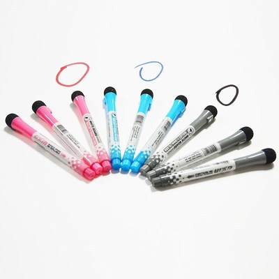 YIBAI 12Pcs/Lot Magnetic Whiteboard Marker Pen,Dry Erase Mar