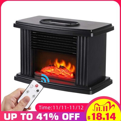 1000W Electric Fireplace Hater with Remote Control Fireplace