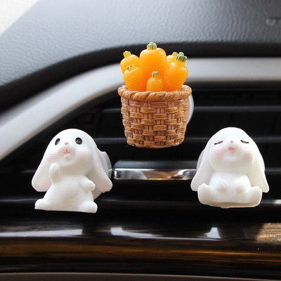 Cartoon car fragrance decoration web celebrity lovely rabbit