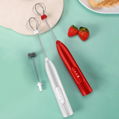 Electric Coffee Mixer USB Charging Milk Shaker Maker Frother
