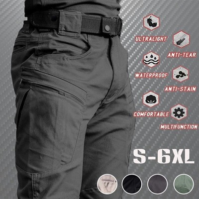 2021 Men's Lightweight Tactical Pants Breathable Summer Casu