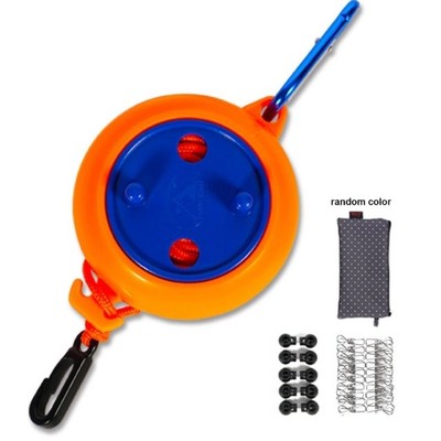 Portable Travel Clothesline Cord Adjustable Windproof Anti-s