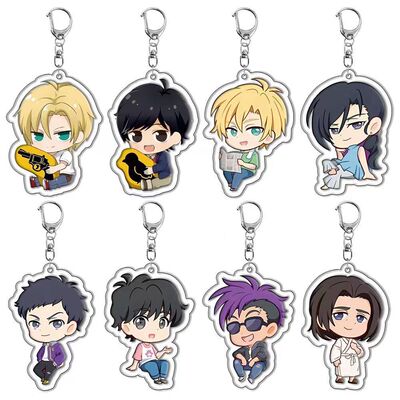 动漫BANANA FISH亚克力钥匙扣 奥村英二 亚修林克斯周边挂件礼物