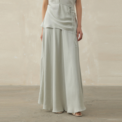 AIRIQI26夏新款通勤天丝半身裙
