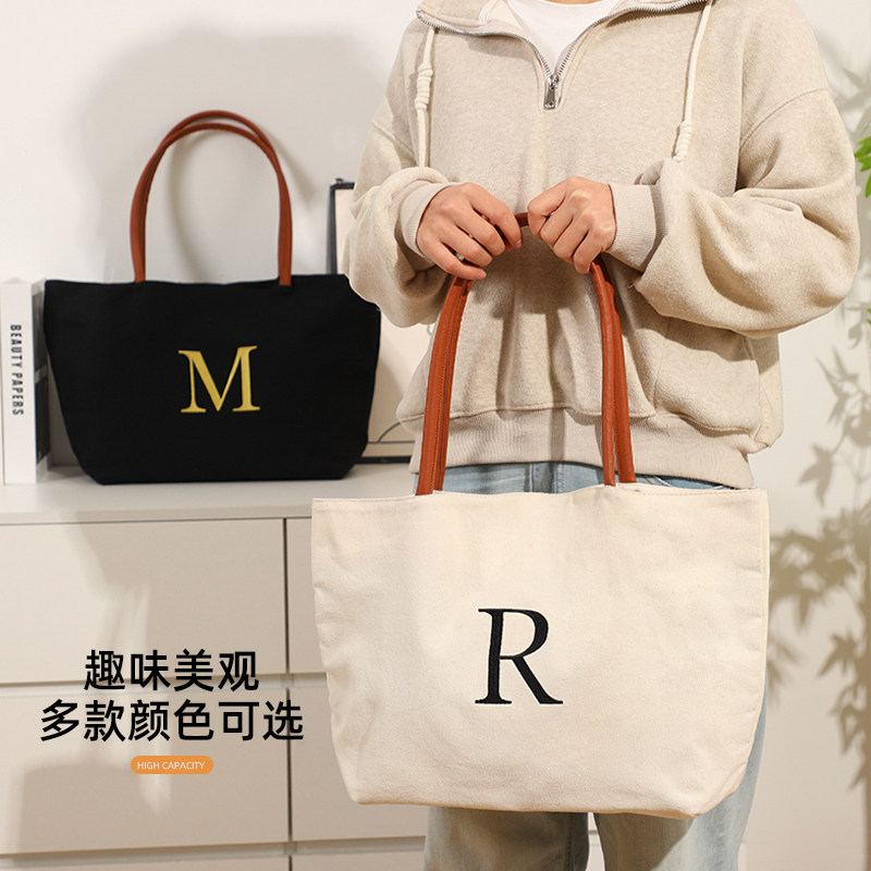 2025新款手提帆布包女日韩托特包女式时尚手提布包上班杂物小拎包