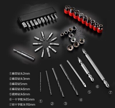 Electric Drill With Bits Dremel Drill Lithium Battery Cordle