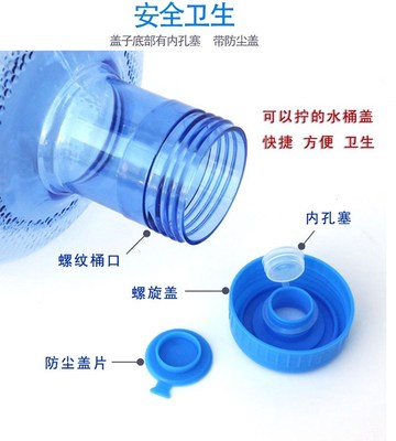 Domestic water storage with pure water bucket