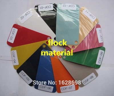 CDF 08 Grey color flock heat transfer polyester film, Heat