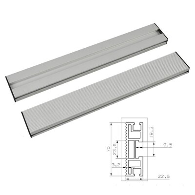 Aluminium Profile 70mm Height T-tracks Woodworking Backer Fe