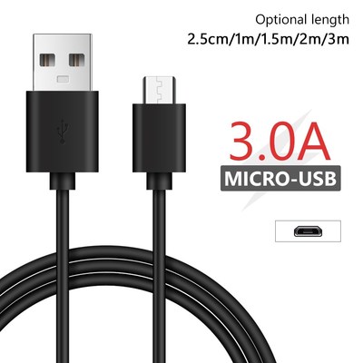 Cable Micro USB 6A de carga rápida para Xiaomi Redmi note 5