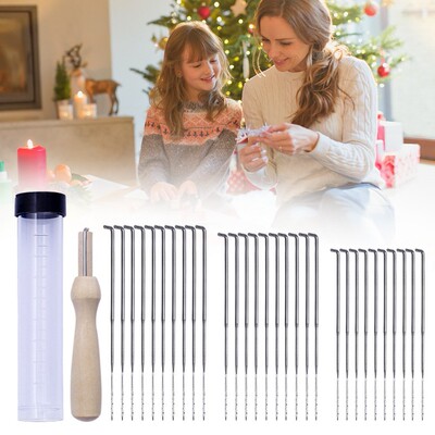 Portable DIY Tool Wooden Handle Crafts Punch Pocked With Bot