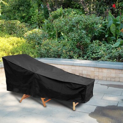 2pc Patio Sun Lounger Cover Heavy Duty Outdoor Lawn Chairs F