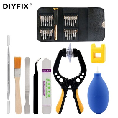 DIYFIX 33 in 1 Smartphone Screen Opening Pliers Cleaner Twe
