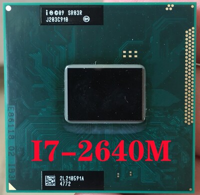 SR03R  Core i7-2640M Laptop processor Socket G2 rPGA988B not