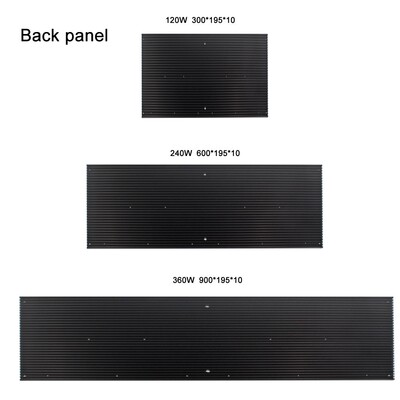 pre-drilled  heatsink for quantum Tech LED board