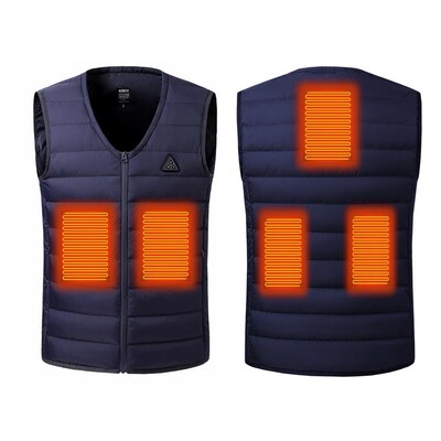 Heated Vest Jacket Fashion Men Women Coat Clothes