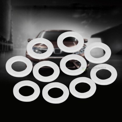 10Pcs Aluminum Oil Pan Gaskets Sump Nut Drain Oil  Engine Oi