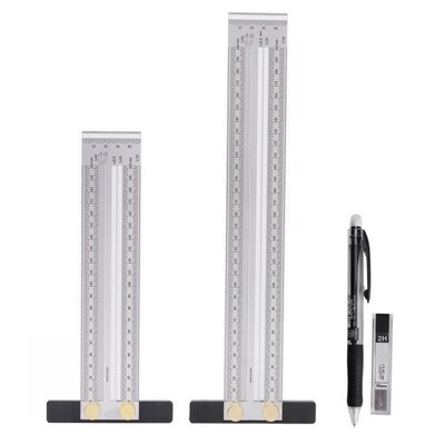 Architectural Scale Ruler High-Precision Calibrated Woodwork