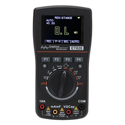 ET828 2.5Msps 1MHz Oscilloscope Multimeter Multi-Scan Mode A