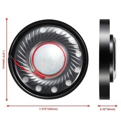 40mm Replacement Speaker Unit Driver for AKG K420 K430 K450