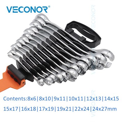 12pcs Oil Pipe Flare Nut Wrench Key Set Tools of Nut Spanne