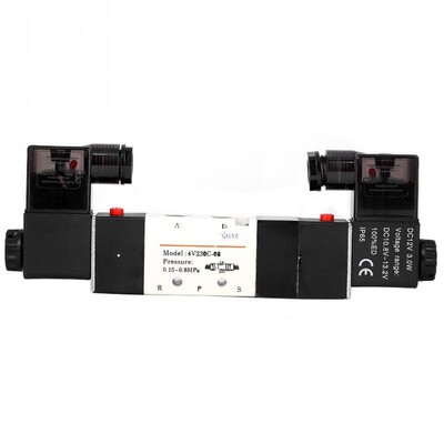 BSP 14 Normally  3 Position 5 Way Pneumatic Solenoid Valve 0