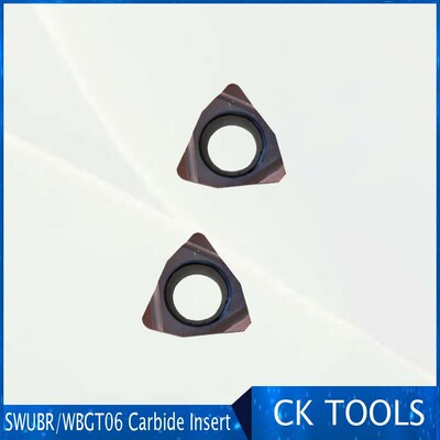 Carbide inserts peach shape SWUBR06 WBGT060202 FOR medium fo