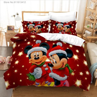 Christmas Gifts Disney Bedding Sets Mickey Mouse Princess 3D