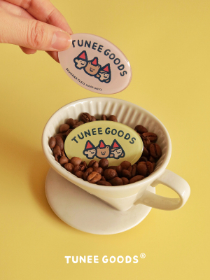 TUNEEGOODS插画3M背胶可爱小众