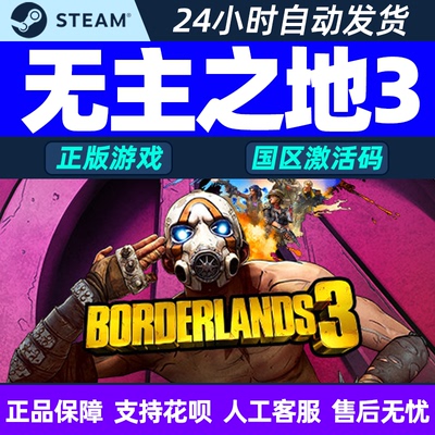 pc中文steam无主之地激活码