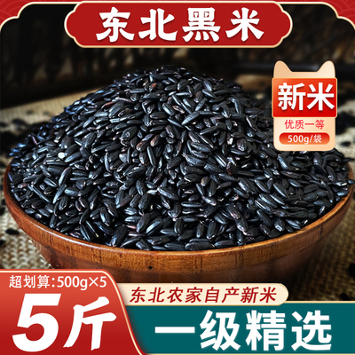 东北黑米24年五常新米软糯香浓
