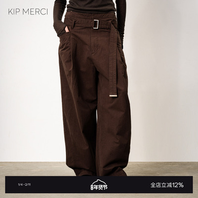KipMarket腰带休闲长裤