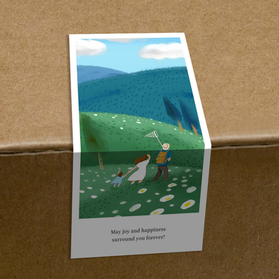 gytz5642父亲节通用迷你超大不干胶贴纸定制封口贴空白可手写包装